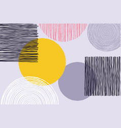 Abstract patchwork art pattern background Vector Image