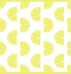 Sliced lemon Royalty Free Vector Image - VectorStock