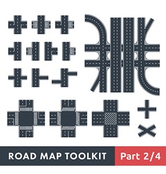 Road Map Toolkit Royalty Free Vector Image - VectorStock