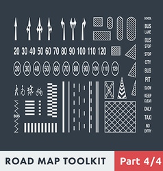Map toolkit Royalty Free Vector Image - VectorStock