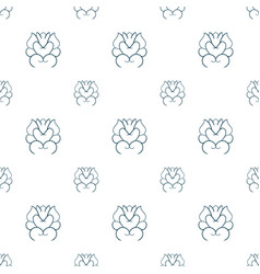 Fabric pattern simple hand-drawn outline repeat Vector Image