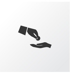 Financial assistance icon colored symbol premium Vector Image