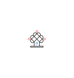 Group of people location icon gathering people Vector Image