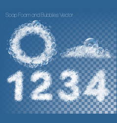 Numbers bubble set Royalty Free Vector Image - VectorStock