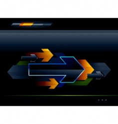 High tech arrow Royalty Free Vector Image - VectorStock