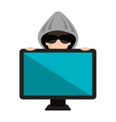 Avatar hacker man Royalty Free Vector Image - VectorStock