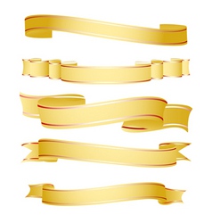Shapes of ribbons Royalty Free Vector Image - VectorStock