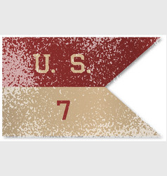 7th cavalry flag Royalty Free Vector Image - VectorStock