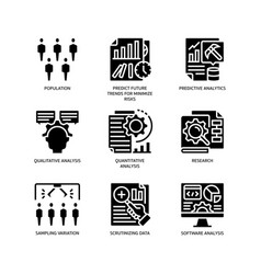 Cluster sampling method in statistics research Vector Image