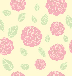 Roses seamless pattern Royalty Free Vector Image