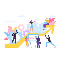 Business competition concept Royalty Free Vector Image