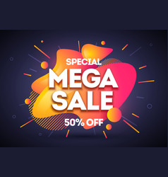 Black friday sale offer neon banner Royalty Free Vector