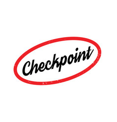 Checkpoint rubber stamp Royalty Free Vector Image