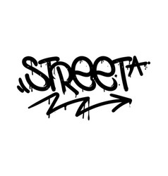 Graffiti vandal pattern Royalty Free Vector Image