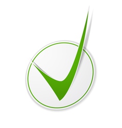 Check mark icon Royalty Free Vector Image - VectorStock