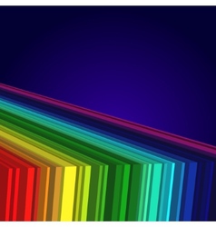 Rainbow colored barcode Royalty Free Vector Image