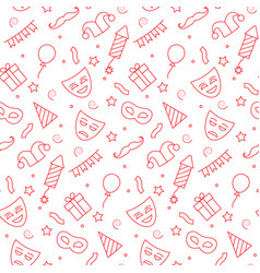 Party background seamless pattern Royalty Free Vector Image