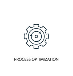 Process management icon optimization operation Vector Image