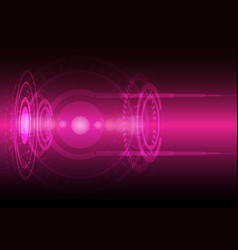 Abstract digital technology purple background Vector Image