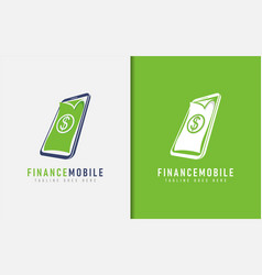 Money exchange logo design business financial Vector Image