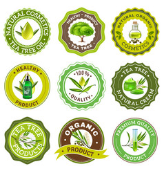 Tea labels set Royalty Free Vector Image - VectorStock
