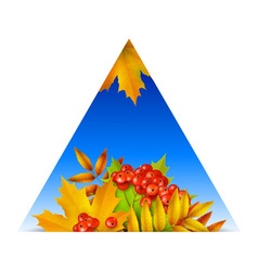 Triangular spring background Royalty Free Vector Image