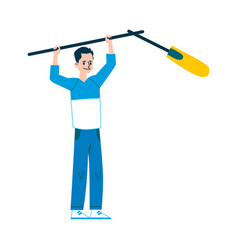 Sound engineer man professional Royalty Free Vector Image