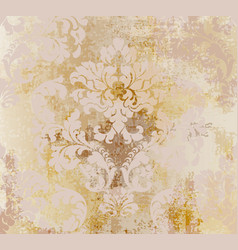 Rococo pattern textures set damask Royalty Free Vector Image