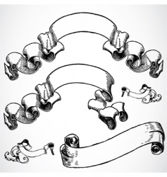 Scroll banner Royalty Free Vector Image - VectorStock