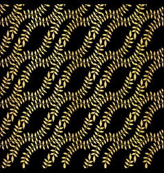 Trendy leaf chevron stripes seamless Royalty Free Vector