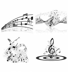 Musical notes Royalty Free Vector Image - VectorStock