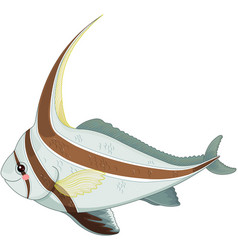 Cute cartoon fish in aquarium Royalty Free Vector Image