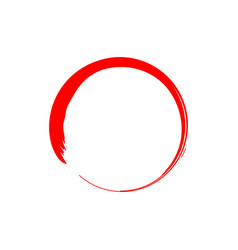 Black enso symbol Royalty Free Vector Image - VectorStock