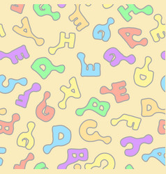 Cryptic text texture pattern tile Royalty Free Vector Image