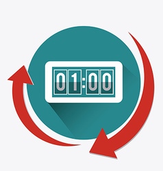 Time digital design Royalty Free Vector Image - VectorStock