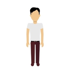 Man Character Template Royalty Free Vector Image