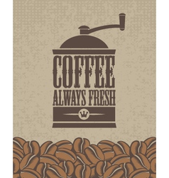 Coffee grinder Royalty Free Vector Image - VectorStock