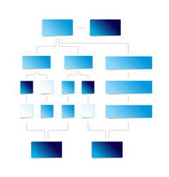 Big flowchart geometric scheme presentation Vector Image