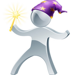 Merlin wizard Royalty Free Vector Image - VectorStock