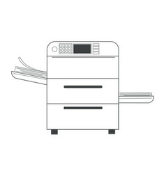 Professional office copier multifunction printer Vector Image
