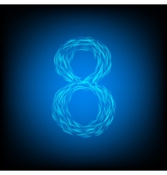 Fire letter l Royalty Free Vector Image - VectorStock