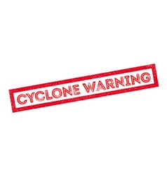 Cyclone Warning rubber stamp Royalty Free Vector Image