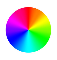 Color wheel palette rgb ryb cymk system color Vector Image