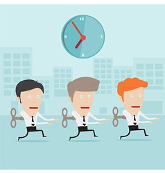 Clockwork man Royalty Free Vector Image - VectorStock