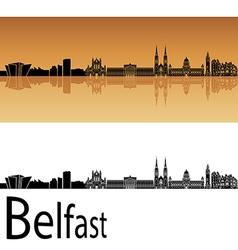 Belfast landmarks and monuments Royalty Free Vector Image