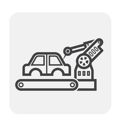 Car production icon Royalty Free Vector Image - VectorStock