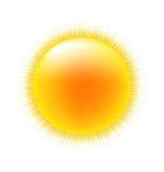 Cartoon sun Royalty Free Vector Image - VectorStock