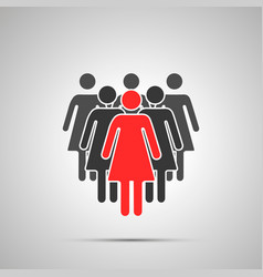 Women network icon symbol group of people Vector Image