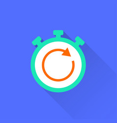 90 minutes timer stopwatch or countdown icon time Vector Image