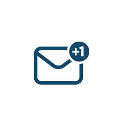 Email sms message icon on white Royalty Free Vector Image
